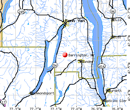 Barrington, New York (NY 14837) profile: population, maps, real estate ...