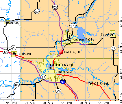 Hallie, Wisconsin (WI 54729) profile: population, maps, real estate ...