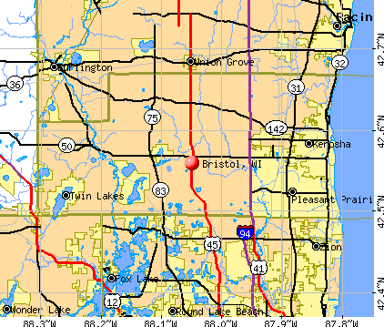 Bristol, Wisconsin (WI 53104, 53590) profile: population, maps, real ...