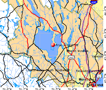 Frye Island, Maine (ME 04071) profile: population, maps, real estate ...