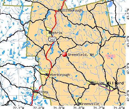 Greenfield, New Hampshire (NH 03047) profile: population, maps, real ...