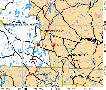 Sharon, New Hampshire (NH 03458) profile: population, maps, real estate ...