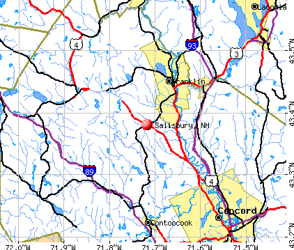 Salisbury, New Hampshire (NH 03268) profile: population, maps, real ...