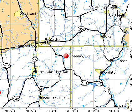 Freedom, New York (NY 14065) profile: population, maps, real estate ...