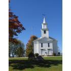 Whiting, VT : West view onto Green Mountain in Fall photo, picture ...
