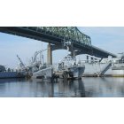 Fall River, MA : The Battle ship at sunset July 4th 2006 photo, picture ...