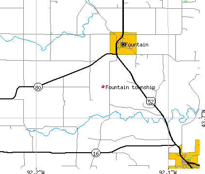 Fountain township, Fillmore County, Minnesota (MN) Detailed Profile