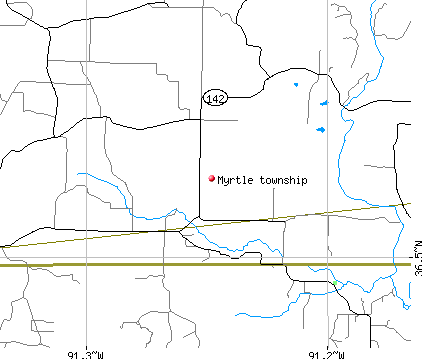 Myrtle township, Oregon County, Missouri (MO) Detailed Profile