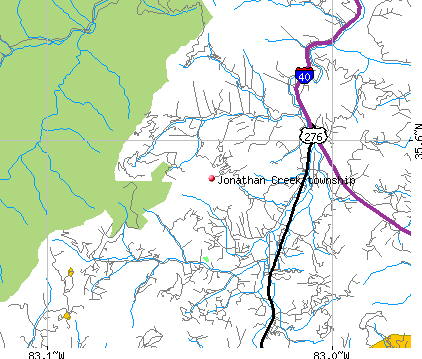 Jonathan Creek township, Haywood County, North Carolina (NC) Detailed ...
