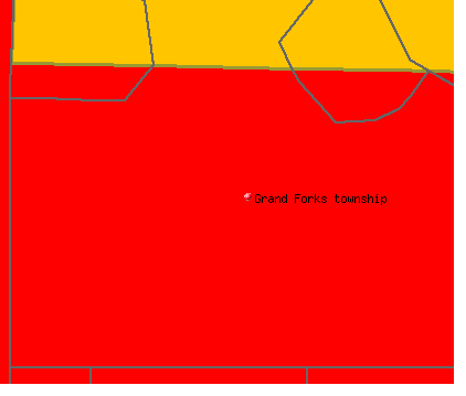 Grand Forks township, Grand Forks County, North Dakota (ND) Detailed ...