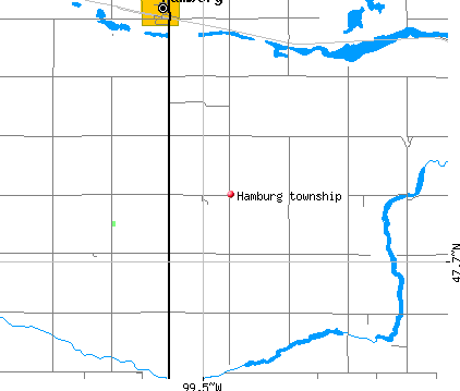 Hamburg township, Wells County, North Dakota (ND) Detailed Profile