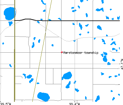 Marstonmoor township, Stutsman County, North Dakota (ND) Detailed Profile