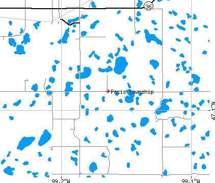 Paris township, Stutsman County, North Dakota (ND) Detailed Profile