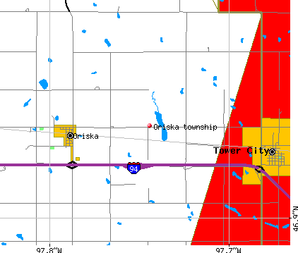 Oriska township, Barnes County, North Dakota (ND) Detailed Profile