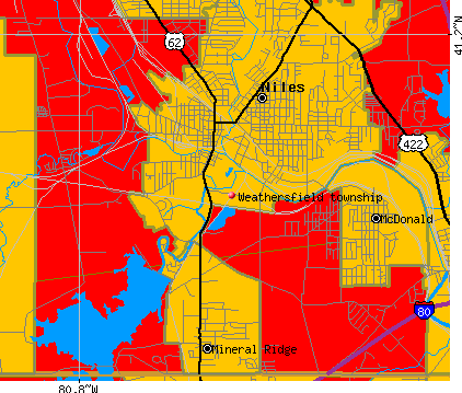 Weathersfield township, Trumbull County, Ohio (OH) Detailed Profile