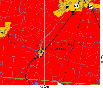 Spring Valley township, Greene County, Ohio (OH) Detailed Profile