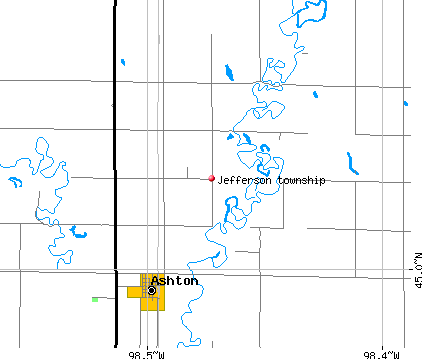 Jefferson township, Spink County, South Dakota (SD) Detailed Profile