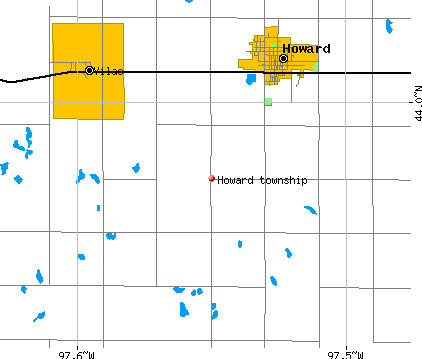 Howard township, Miner County, South Dakota (SD) Detailed Profile