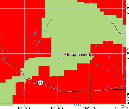 Imlay township, Pennington County, South Dakota (SD) Detailed Profile