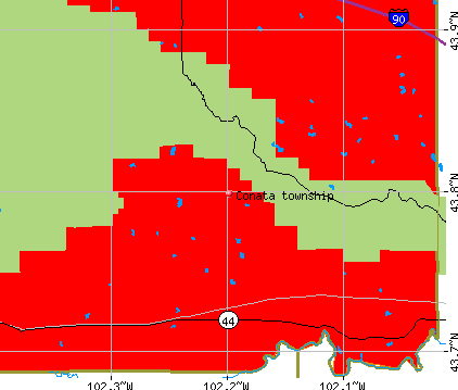 Conata township, Pennington County, South Dakota (SD) Detailed Profile