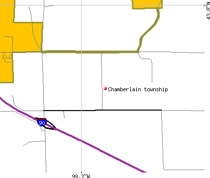 Chamberlain township, Brule County, South Dakota (SD) Detailed Profile