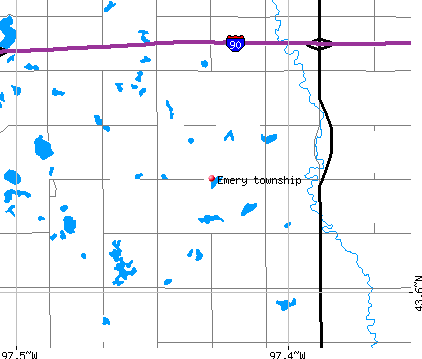 Emery township, McCook County, South Dakota (SD) Detailed Profile