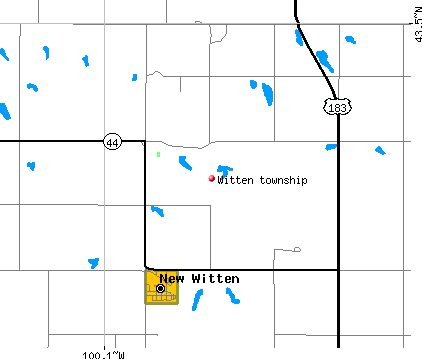 Witten township, Tripp County, South Dakota (SD) Detailed Profile