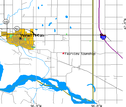 Fairview township, Clay County, South Dakota (SD) Detailed Profile