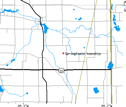 Springfield township, LaGrange County, Indiana (IN) Detailed Profile