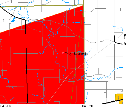 Troy township, DeKalb County, Indiana (IN) Detailed Profile