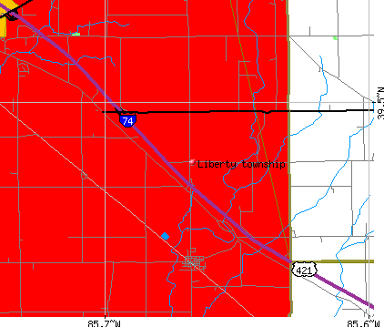 Liberty township, Shelby County, Indiana (IN) Detailed Profile