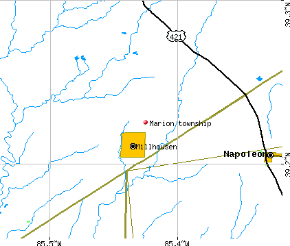 Marion township, Decatur County, Indiana (IN) Detailed Profile
