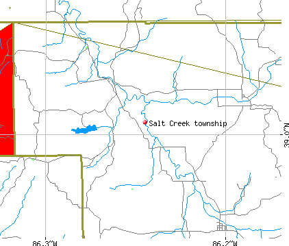 Salt Creek township, Jackson County, Indiana (IN) Detailed Profile