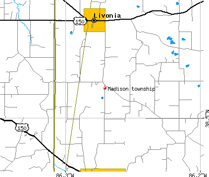 Madison township, Washington County, Indiana (IN) Detailed Profile