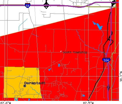Scott township, Vanderburgh County, Indiana (IN) Detailed Profile