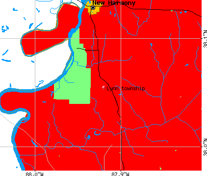 Lynn township, Posey County, Indiana (IN) Detailed Profile