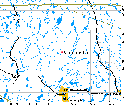 Bates township, Iron County, Michigan (MI) Detailed Profile