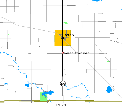 Posen township, Presque Isle County, Michigan (MI) Detailed Profile