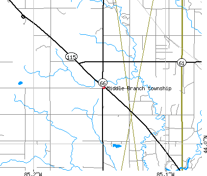 Middle Branch township, Osceola County, Michigan (MI) Detailed Profile