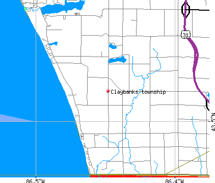 Claybanks township, Oceana County, Michigan (MI) Detailed Profile