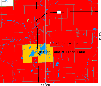 Deerfield township, Lapeer County, Michigan (MI) Detailed Profile