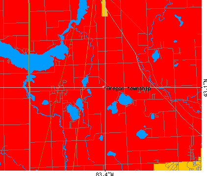 Oregon township, Lapeer County, Michigan (MI) Detailed Profile