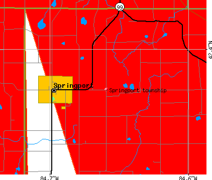Springport township, Jackson County, Michigan (MI) Detailed Profile