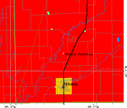 Athens township, Calhoun County, Michigan (MI) Detailed Profile