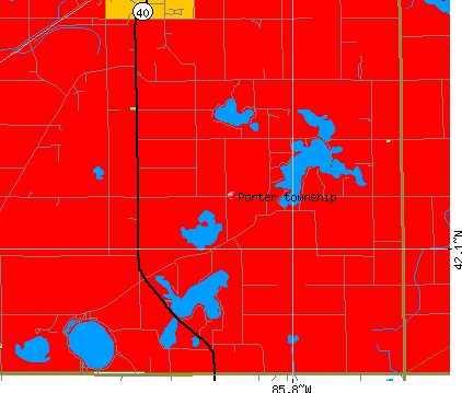 Porter township, Van Buren County, Michigan (MI) Detailed Profile