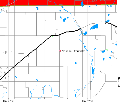 Hillsdale County Michigan Map