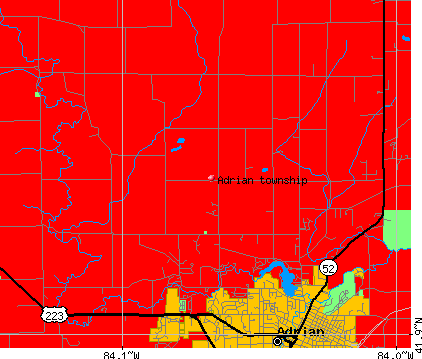 Adrian township, Lenawee County, Michigan (MI) Detailed Profile