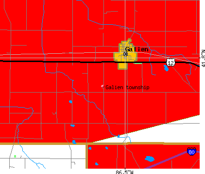 Galien township, Berrien County, Michigan (MI) Detailed Profile