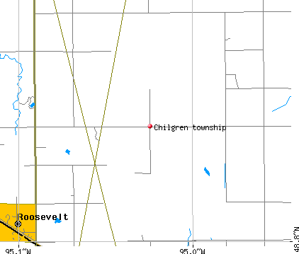 Chilgren township, Lake of the Woods County, Minnesota (MN) Detailed ...