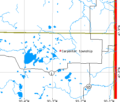 Carpenter township, Itasca County, Minnesota (MN) Detailed Profile